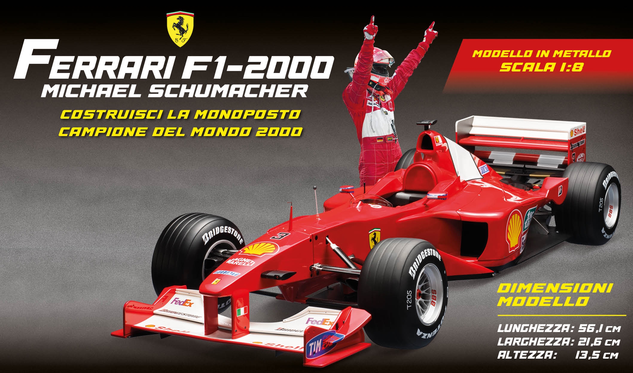 Ferrari F1-2000 Michael Schumacher Centauria - Il Blog del Modellismo