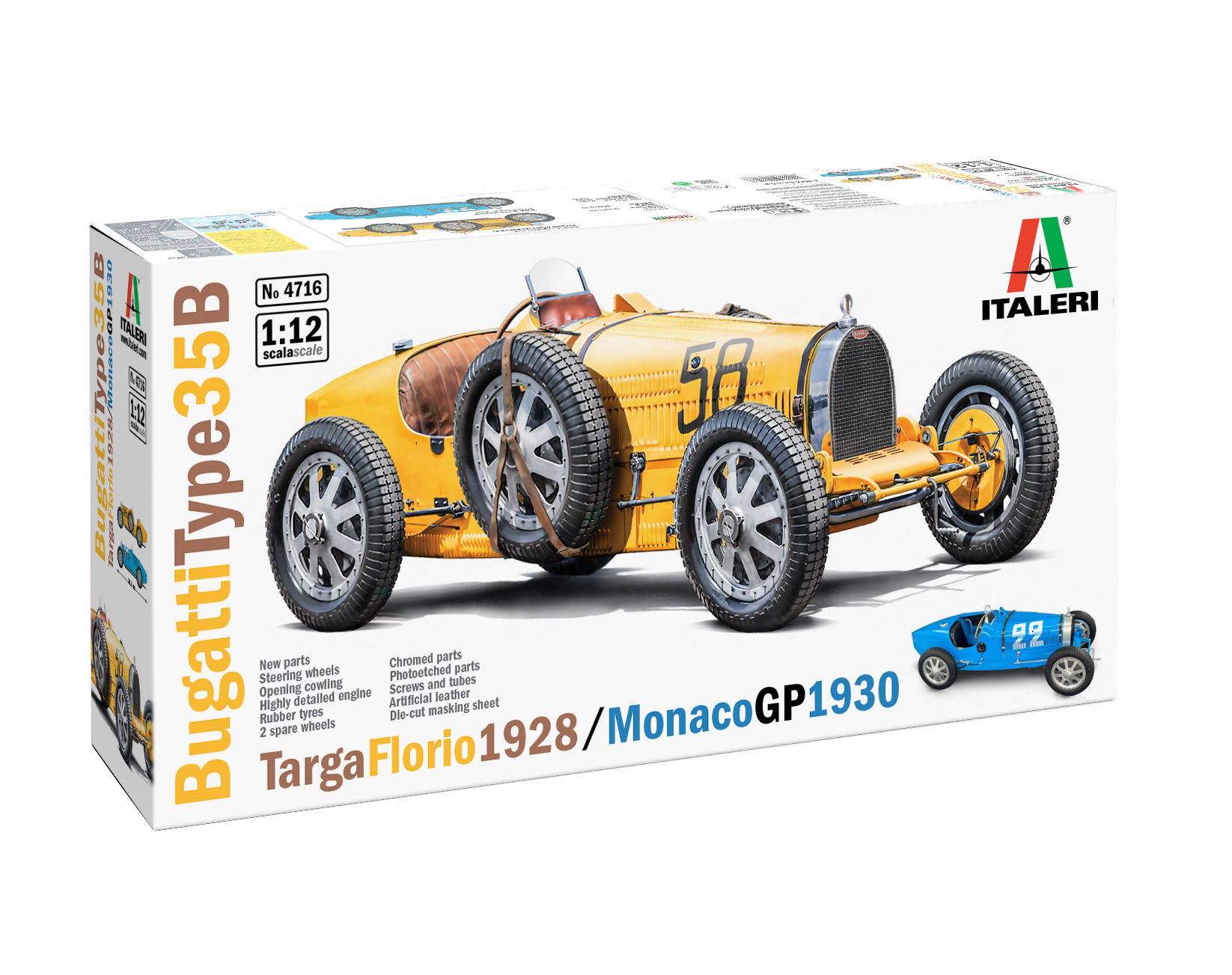 Anteprima Italeri Bugatti Type 35B 1:12 - Il Blog del Modellismo